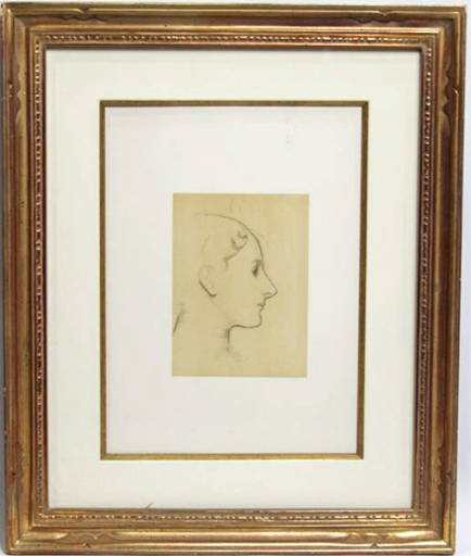 Portrait Study Attributed To John Singer Sargent