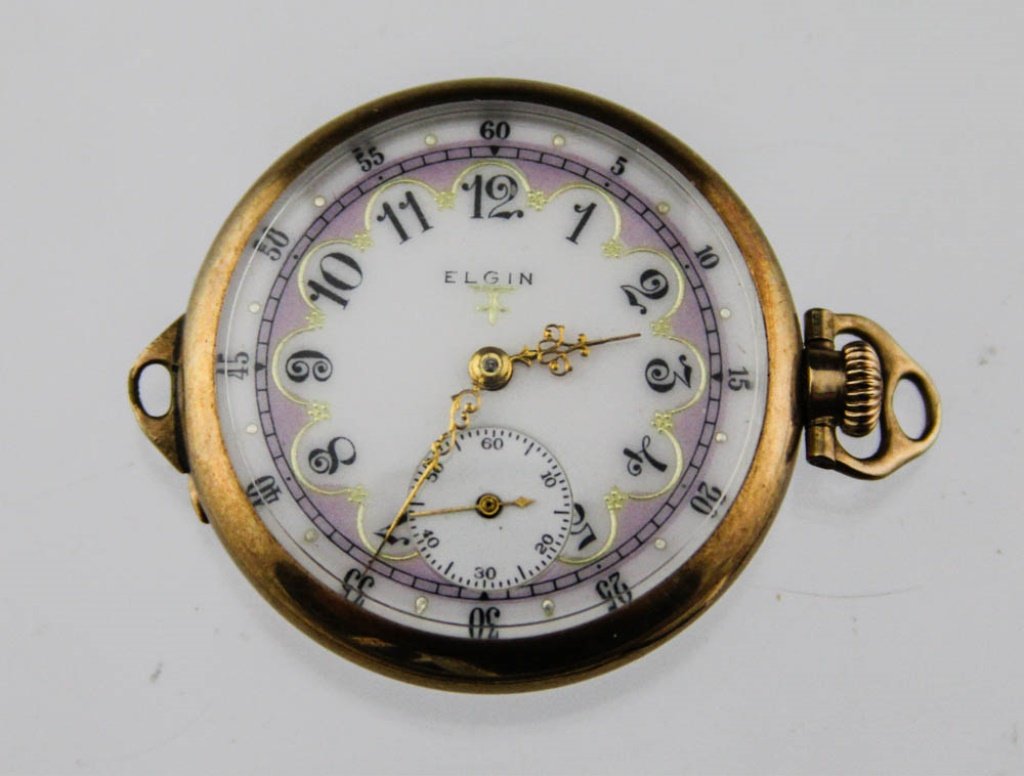 LADIES GOLD FILLED POCKETWATCH WADSWORTH CASE