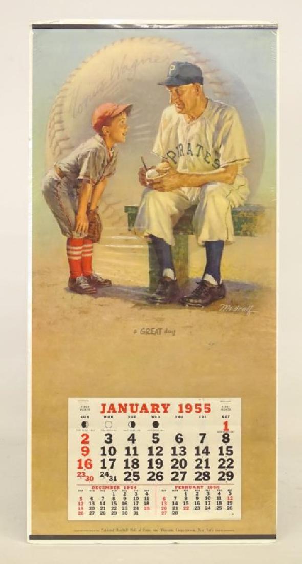 Honus Wagner 1955 Calendar