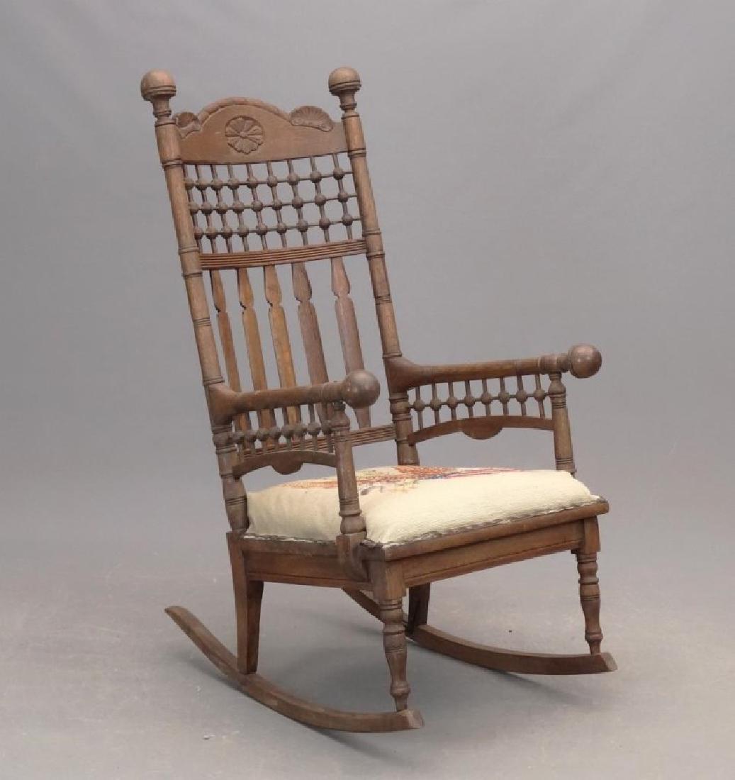 Victorian Morris Rocking Chair - Jul 25, 2015 | Copake Auction Inc. in NY