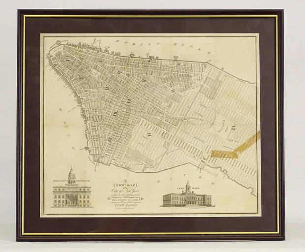 1827 Map Of New York City