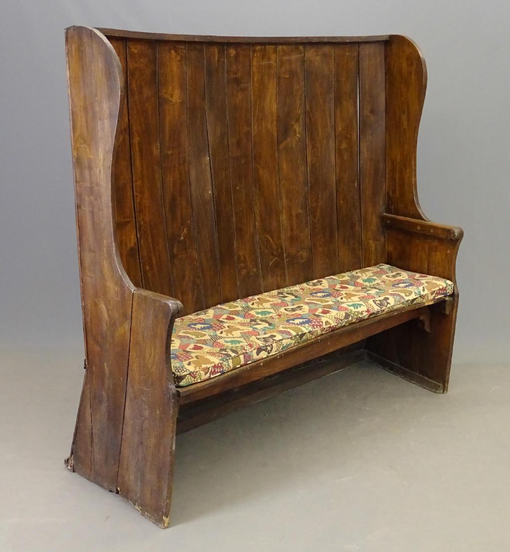English Pine Settle Bench
