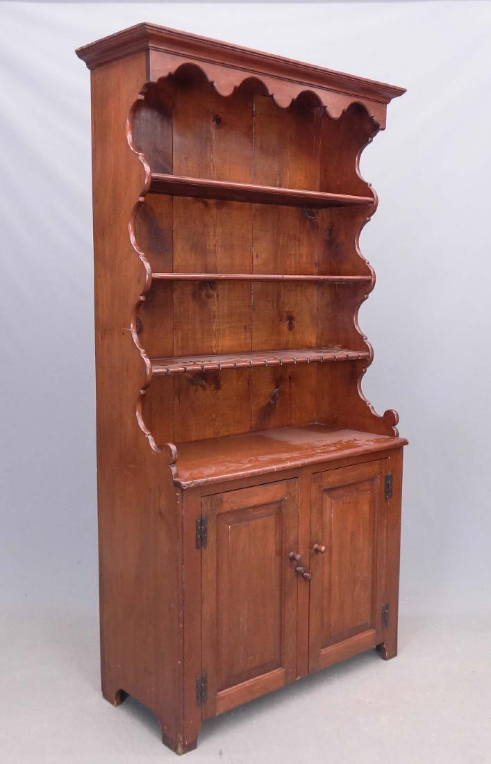 Primitive Pewter Cupboard