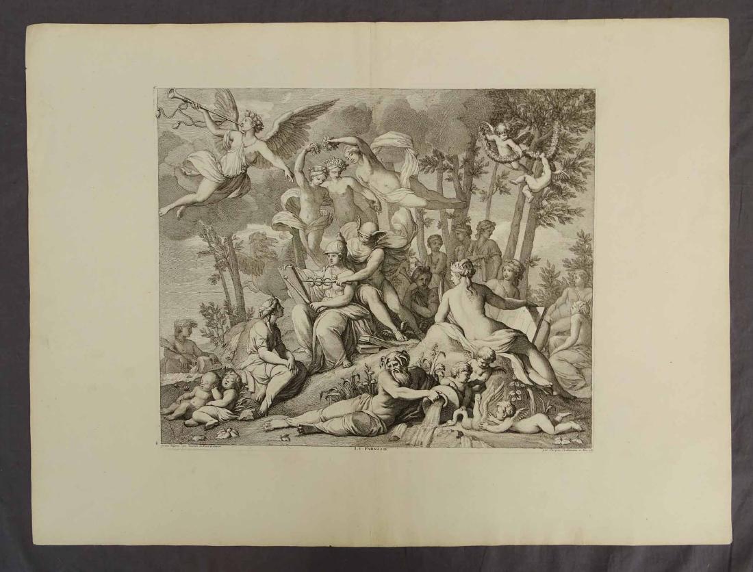 Old Master Mythology Print Parnassus