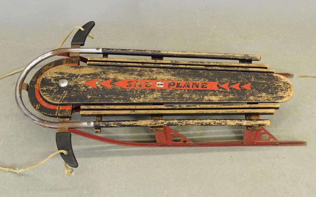 1930-40's Skippy Sno-Plane Runner Sled - Apr 13, 2019 | Copake Auction ...