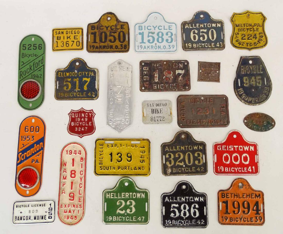 Bicycle License Plates