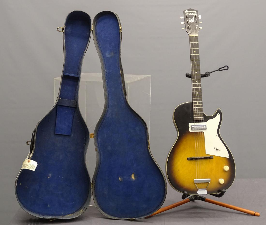 1960's Harmony Stratotone Electric Guitar
