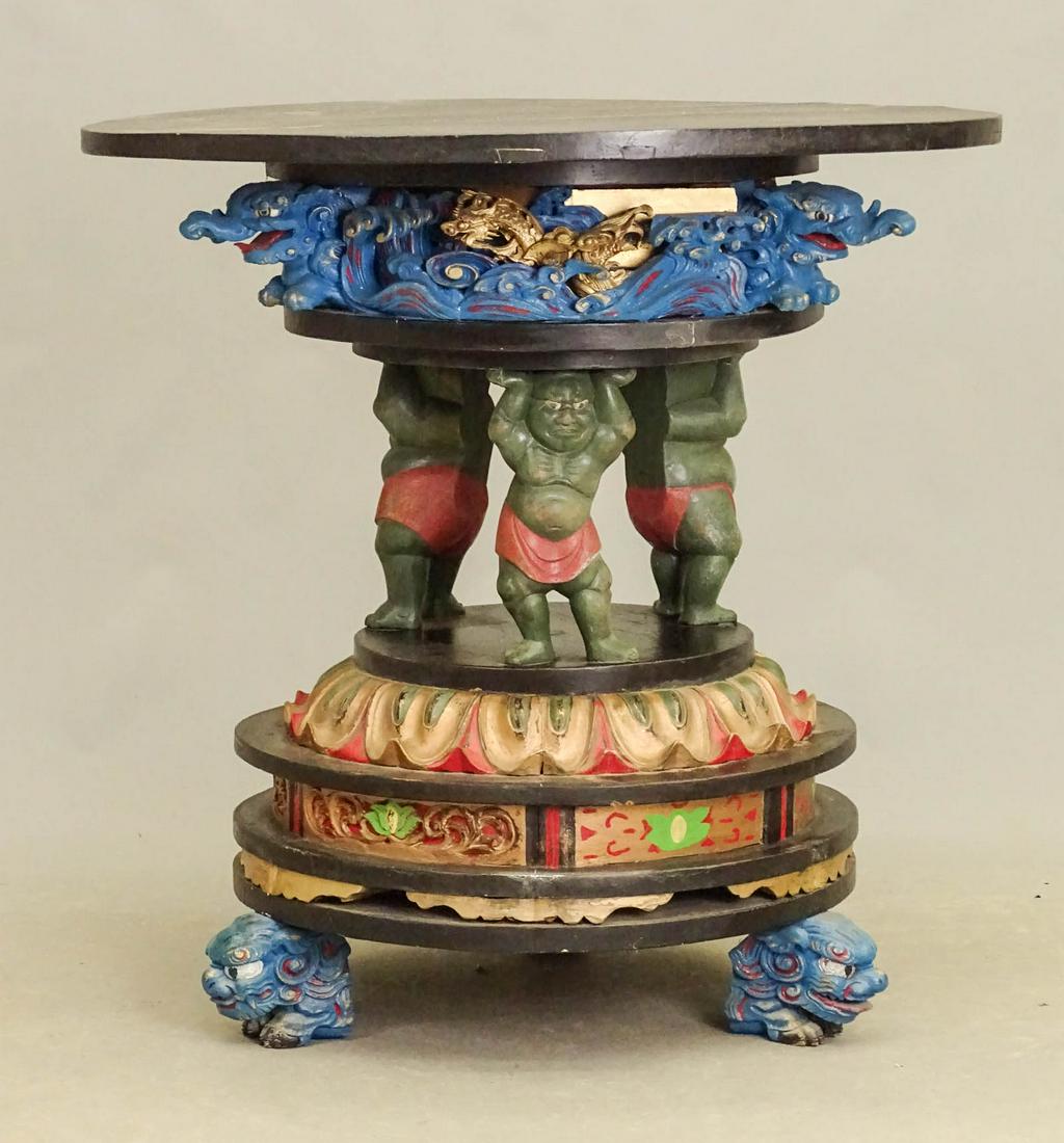 Carved Balinese Center Table - Jan 01, 2020 | Copake Auction Inc. in NY