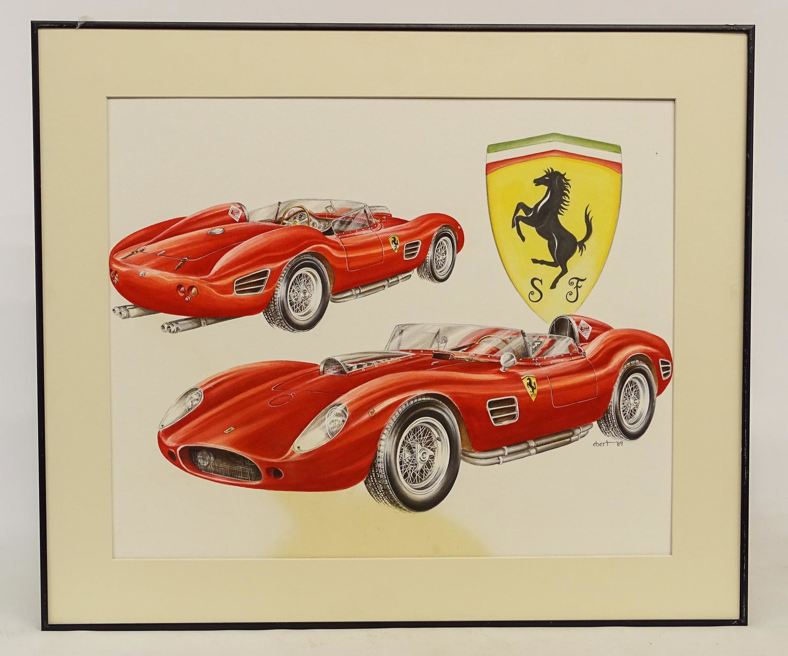 Ebert (20th Century), Original Ferrari Artwork - May 23, 2020 | Copake ...