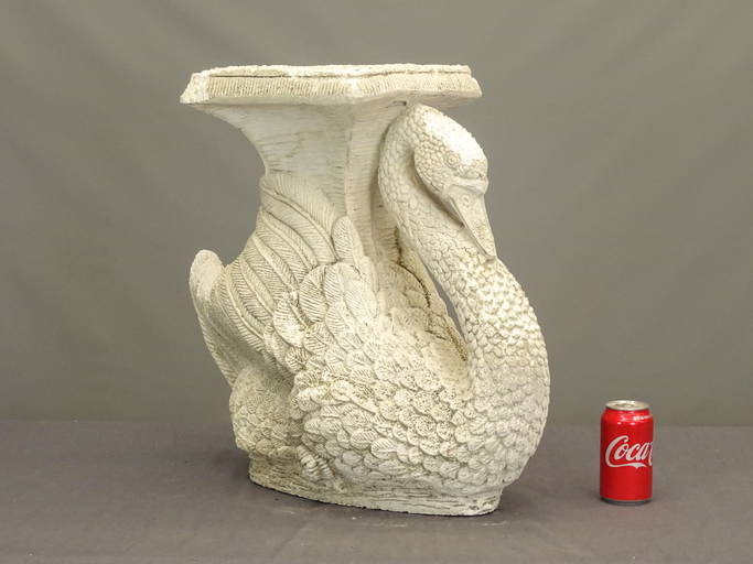 Plaster Swan Table