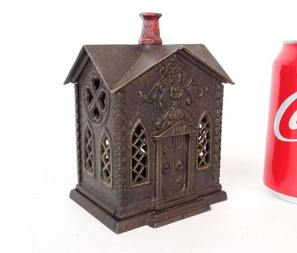 Cast Iron Church Bank