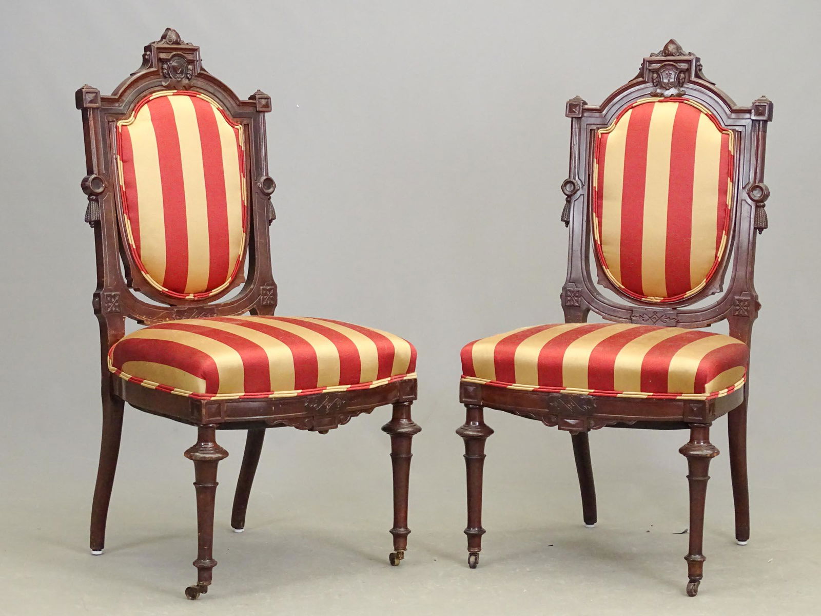 Pair Victorian Parlor Chairs