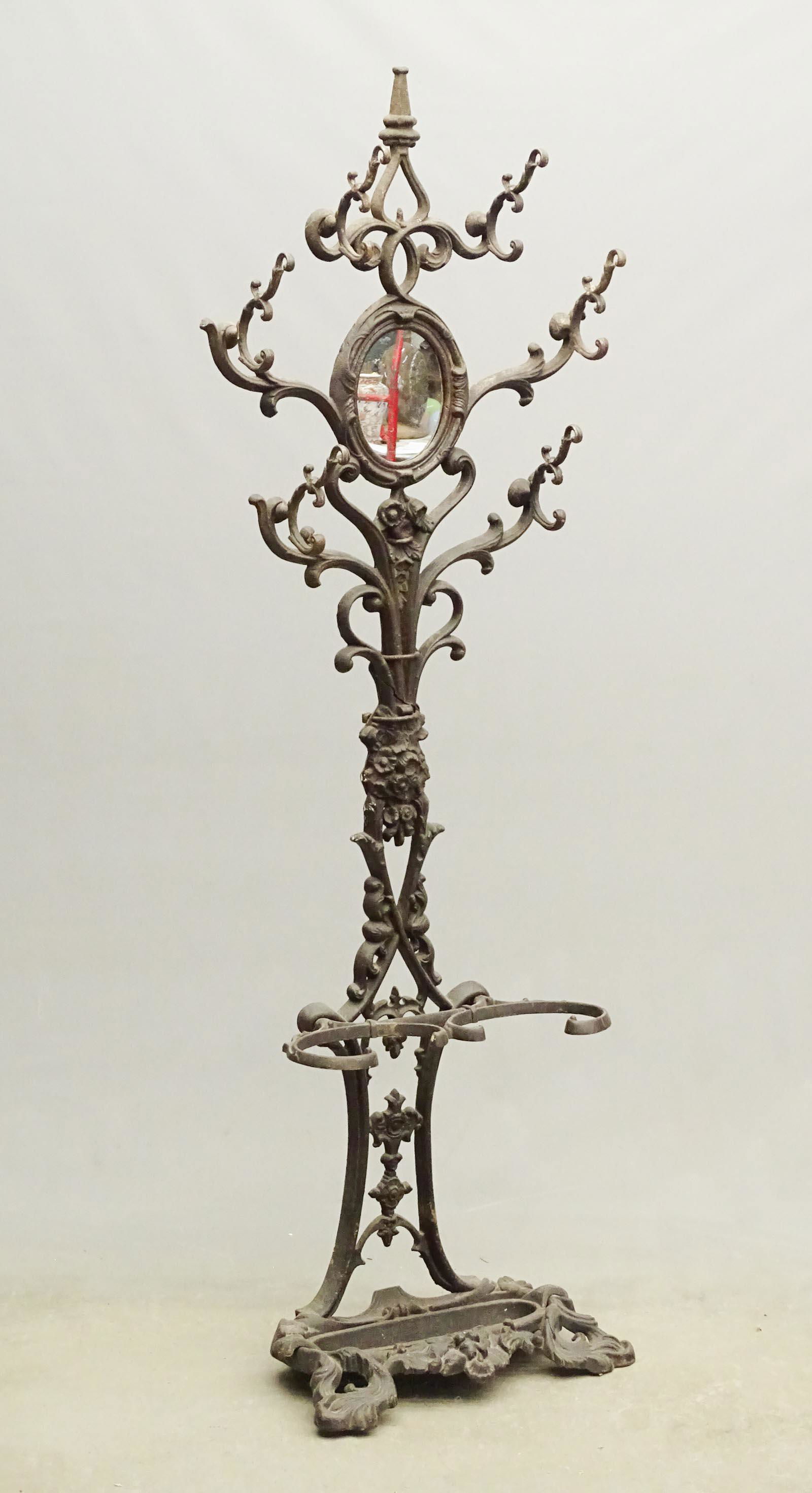 Cast Iron Hall Tree