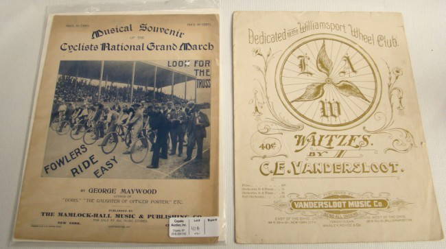 Bicycle Sheet Music Lot