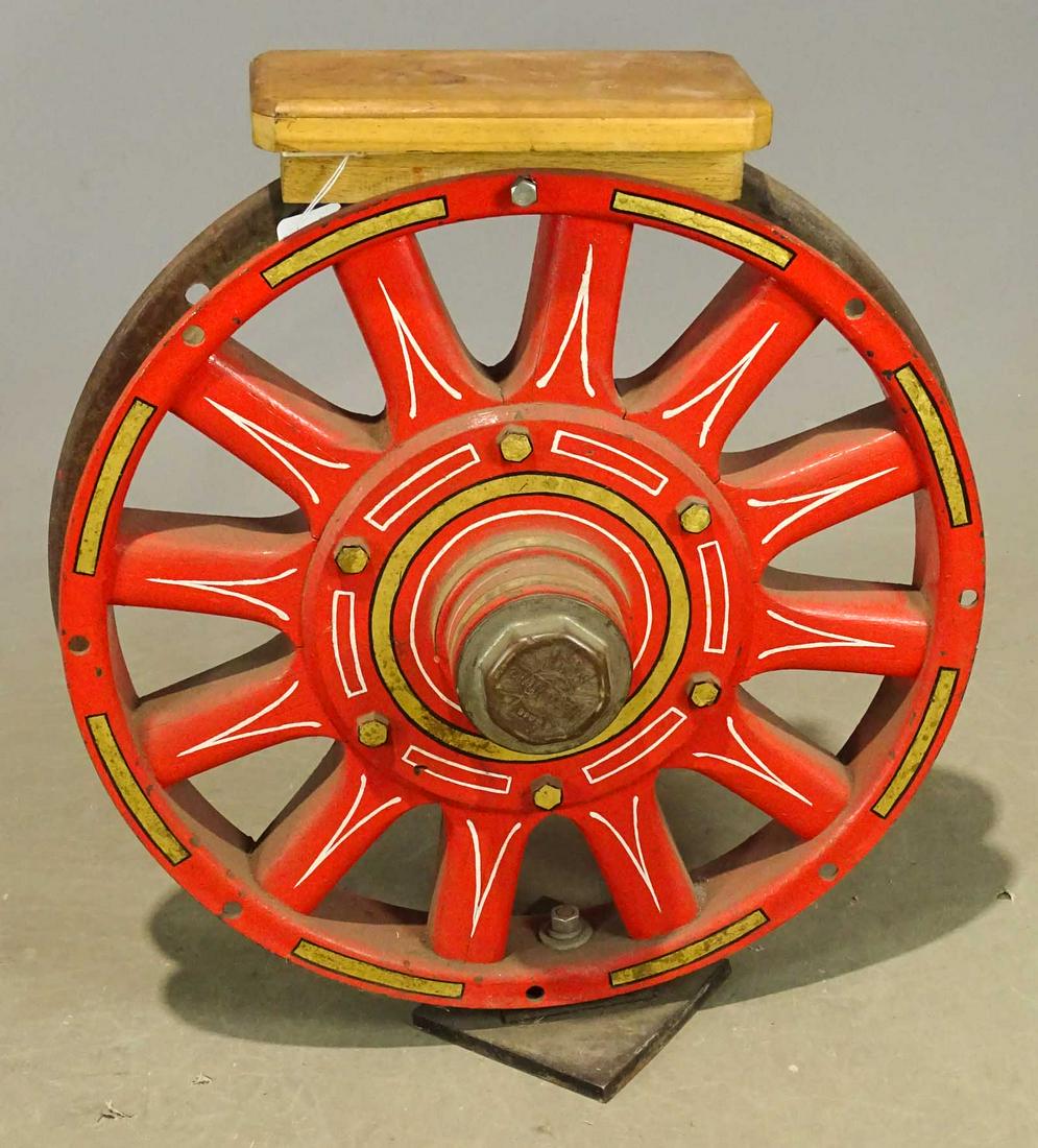 Cast Iron Fire Truck Wheel - Oct 15, 2022 | Copake Auction Inc. in NY