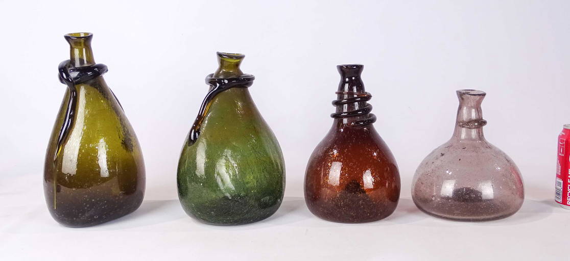 Hand Blown Bottles