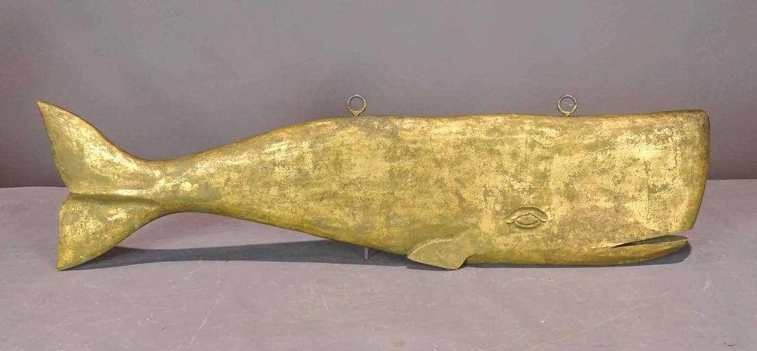 Whale Trade Sign (#0068) on Jan 01, 2023 | Copake Auction Inc. in NY