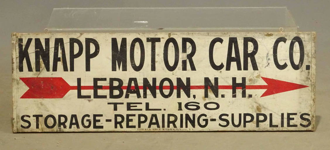 Motor Car Sign (#0190A) on Jan 01, 2023 | Copake Auction Inc. in NY