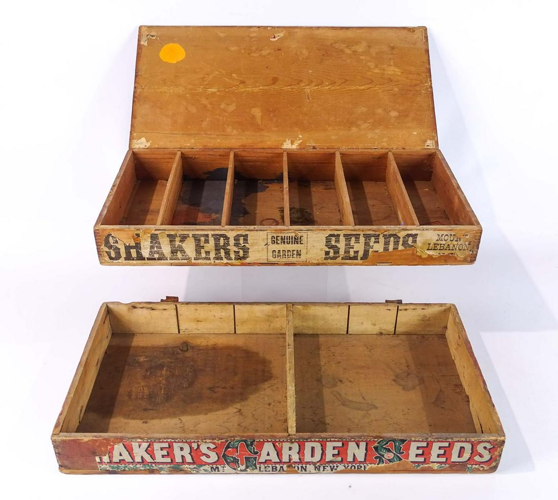 19th C. Shaker Seed Boxes