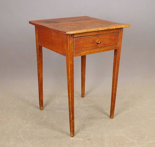 19th c. Single Drawer Stand (#0280) on Jan 01, 2023 | Copake Auction ...