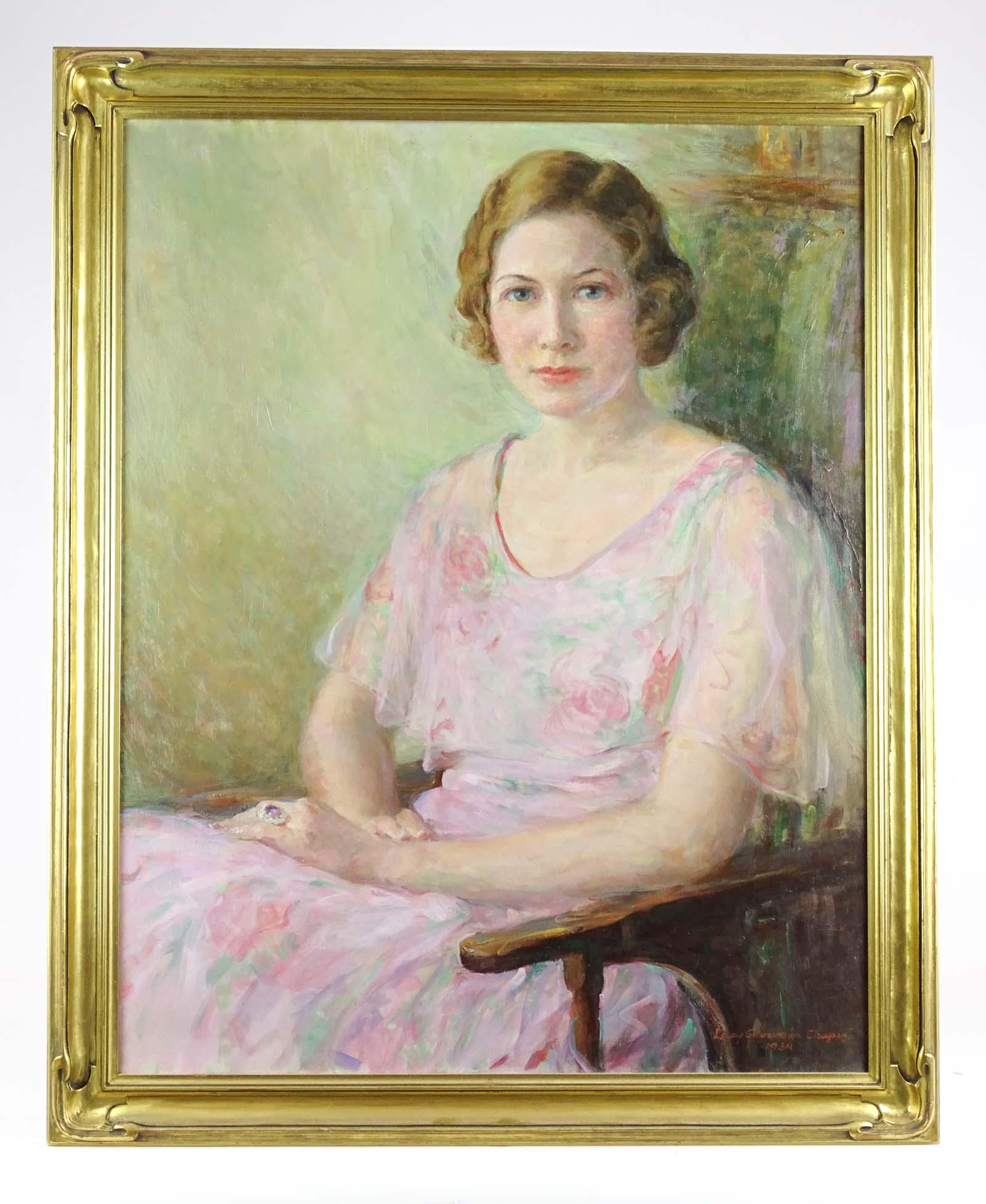 Painting: Portrait By Lucy Grosvenor Chapin