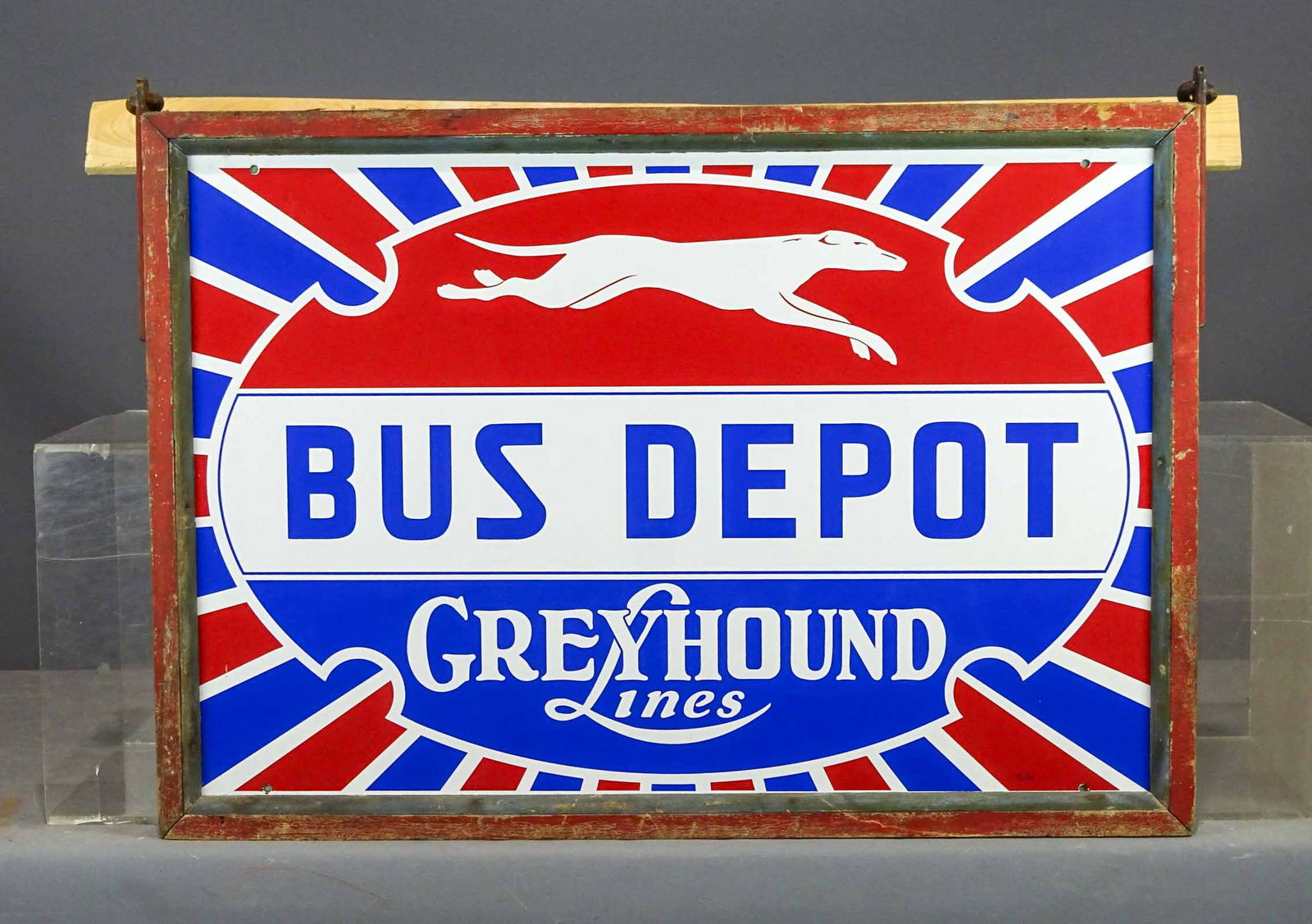 Greyhound Bus Sign Auction