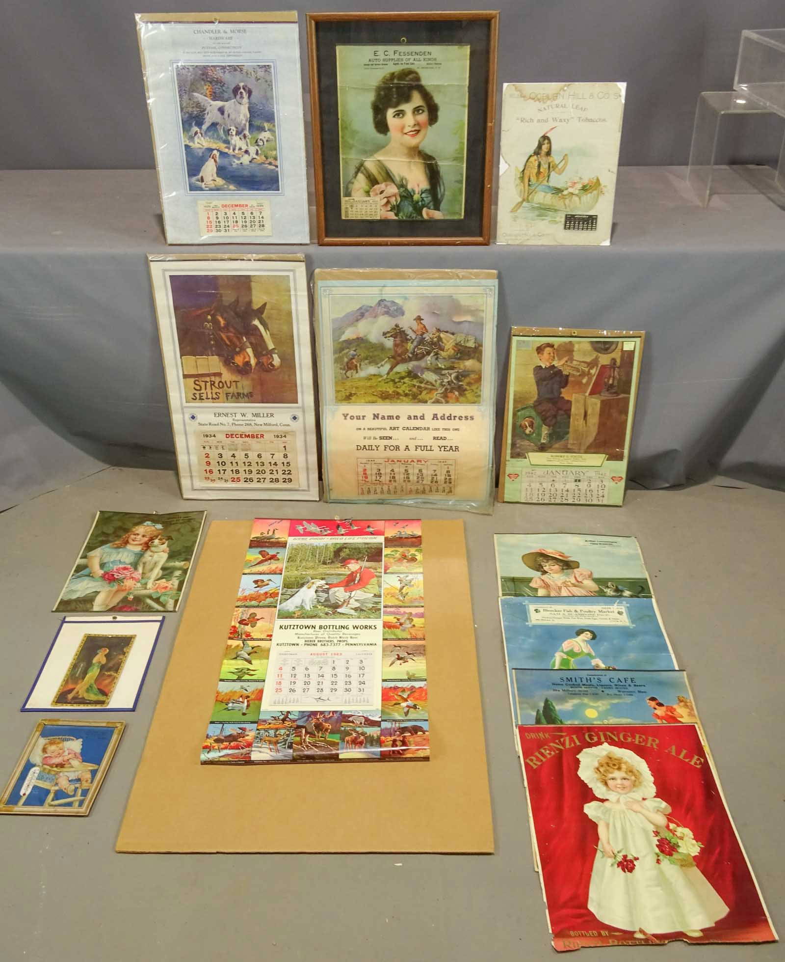 Early Lithograph Calendars Auction