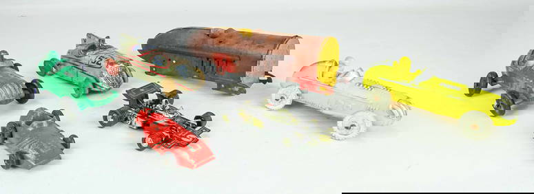 Marx Mech. Red Commodore Vanderbilt W/passengers