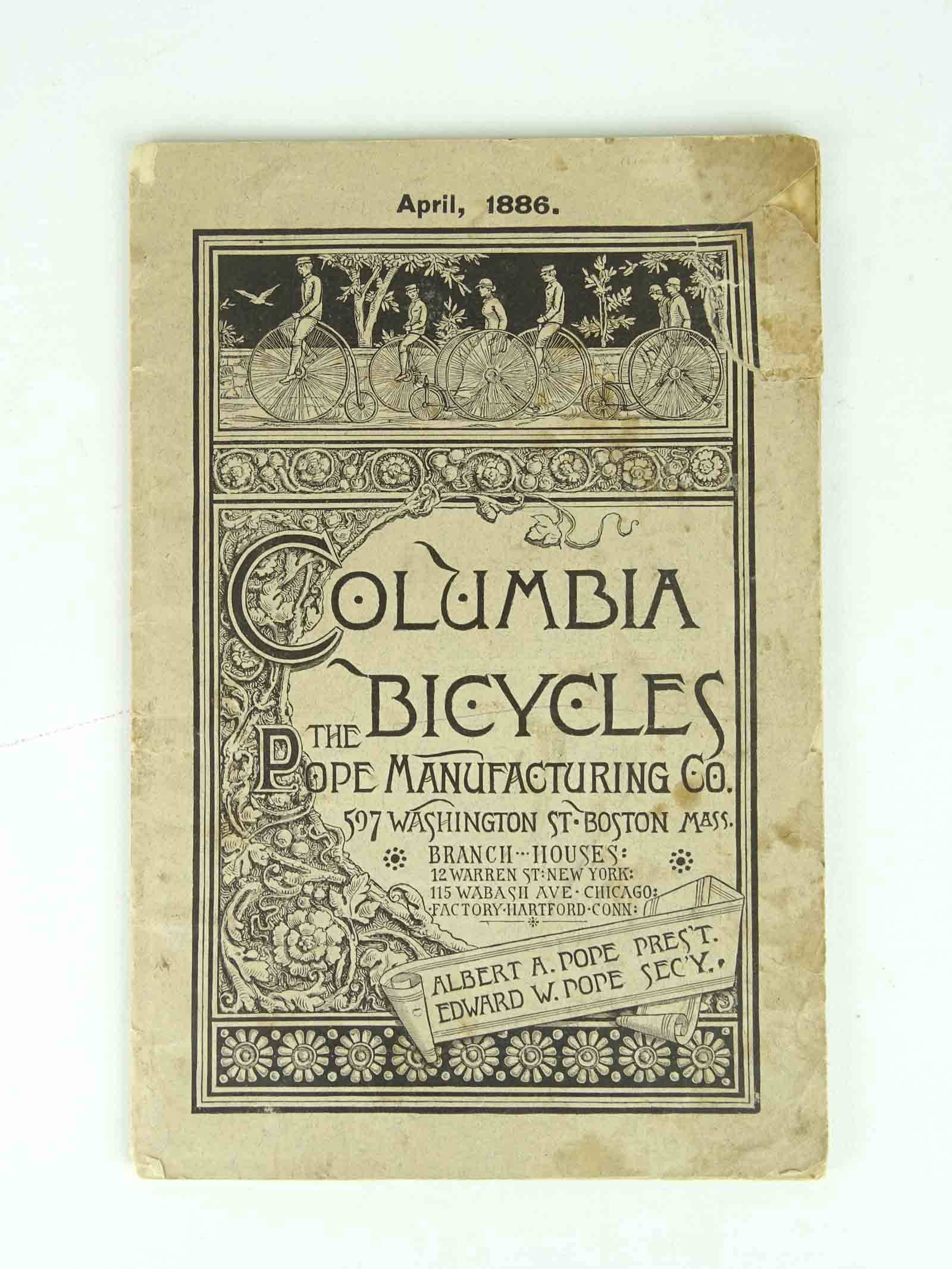 Columbia Bicycles Catalog Auction