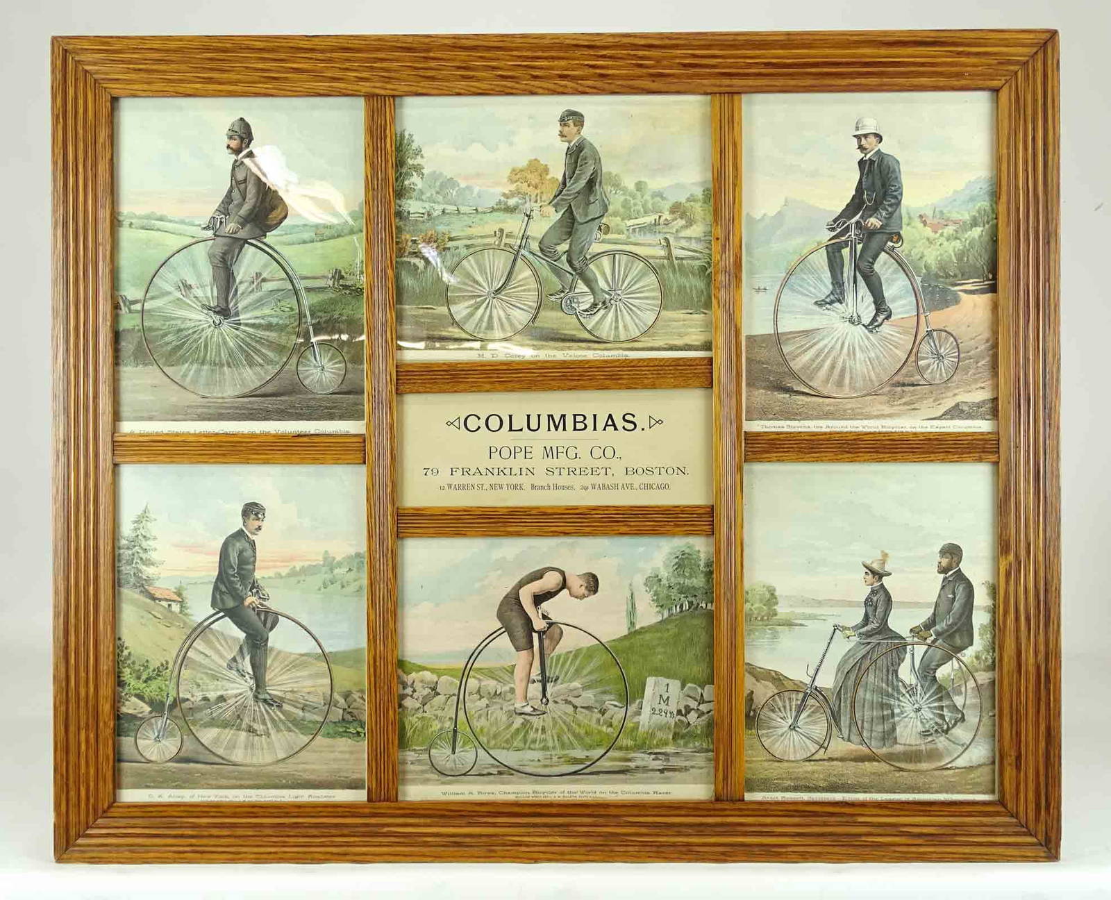 Rare Columbia Advertising Poster Auction