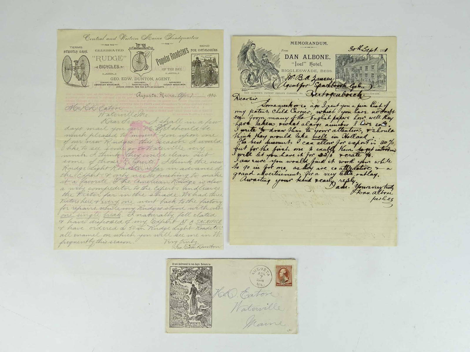 Dan Albone Letter Auction