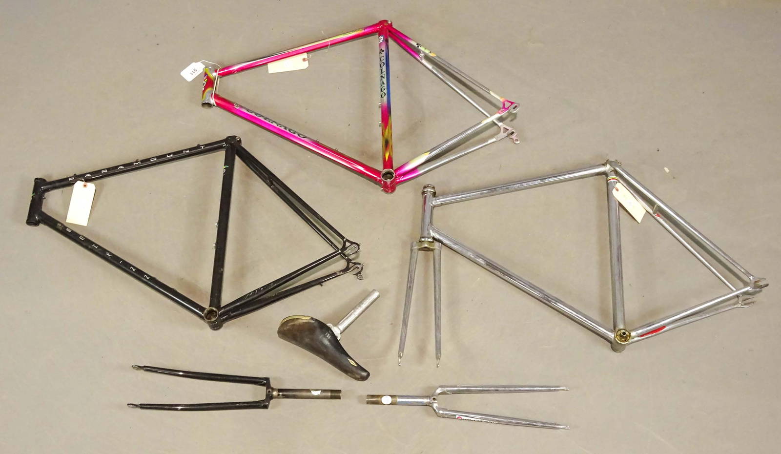 Bicycle Frame & Forks Lot Auction