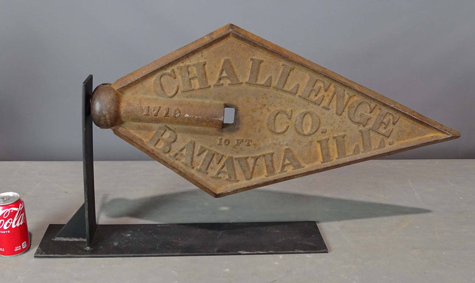 Cast Iron Sign Auction