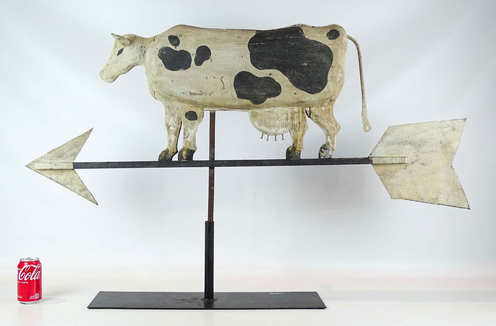 Wooden Cow Weathervane Auction