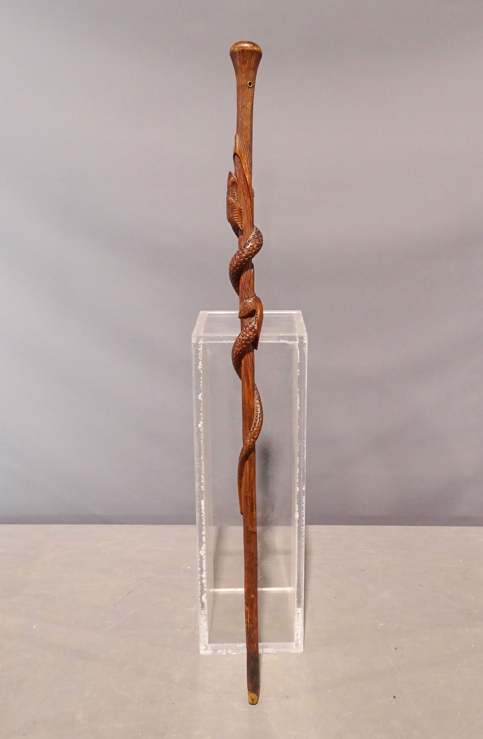 Folk Art Carved Cane - Jan 01, 2024 | Copake Auction Inc. In Ny