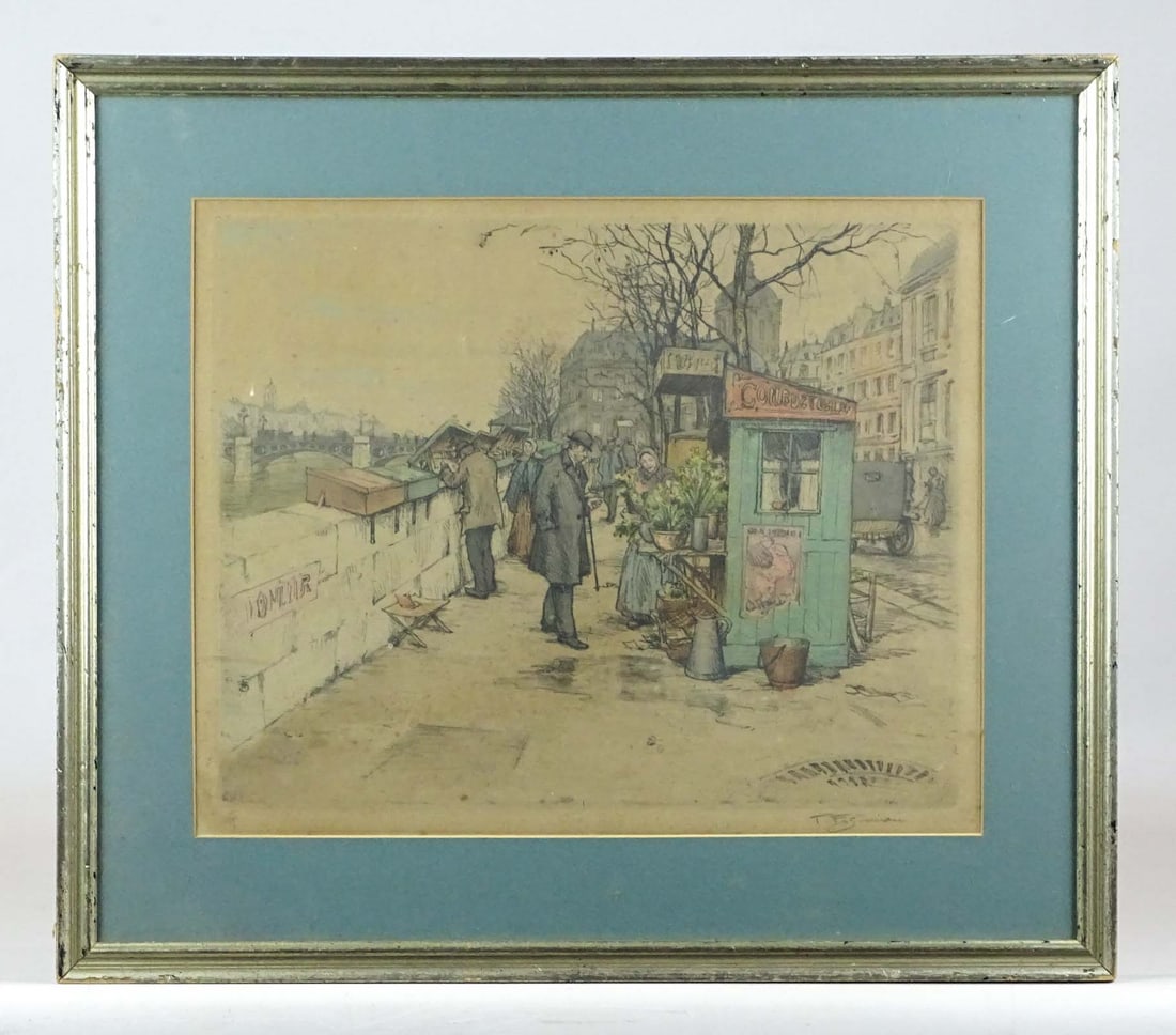 Tavik F. Simon Etching Auction