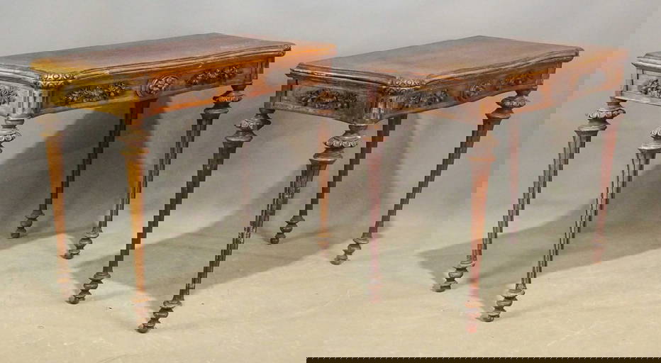 Rare Pair A. Roux Game Tables