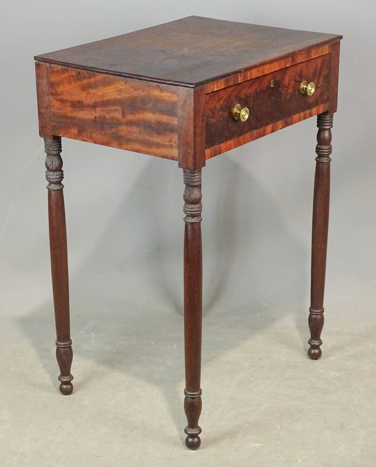 19th C. Single Drawer Stand Auction