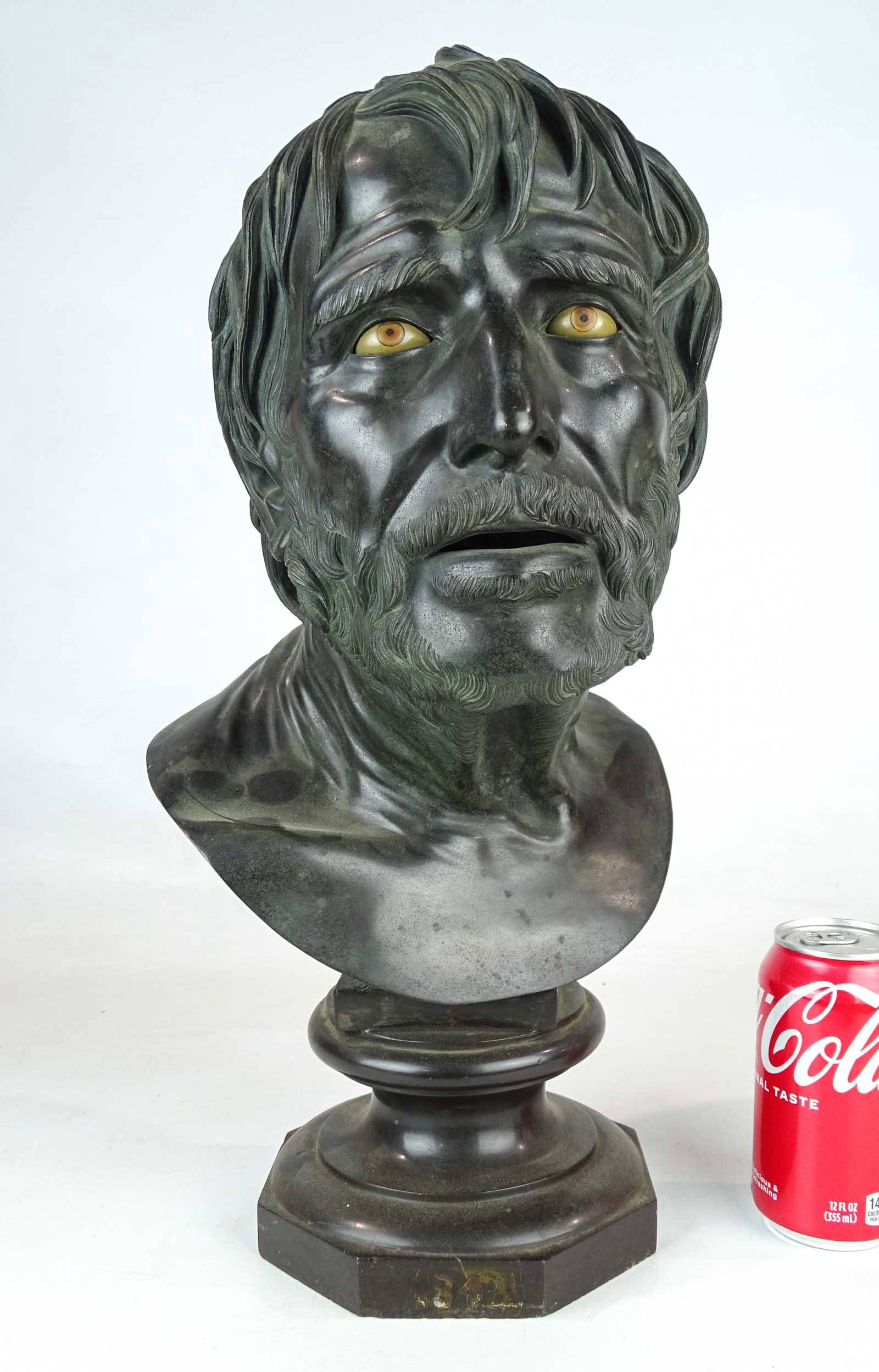 Bronze Bust Of Lucius Annaeus Seneca Auction