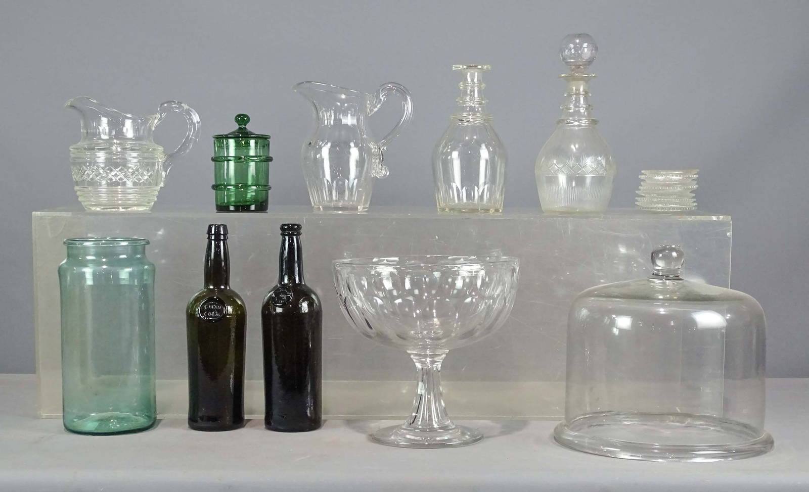 Early Glassware Lot Auction