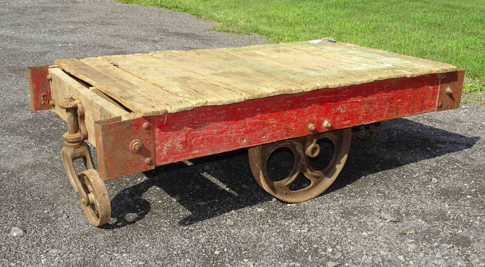 Antique Railroad Cart Auction