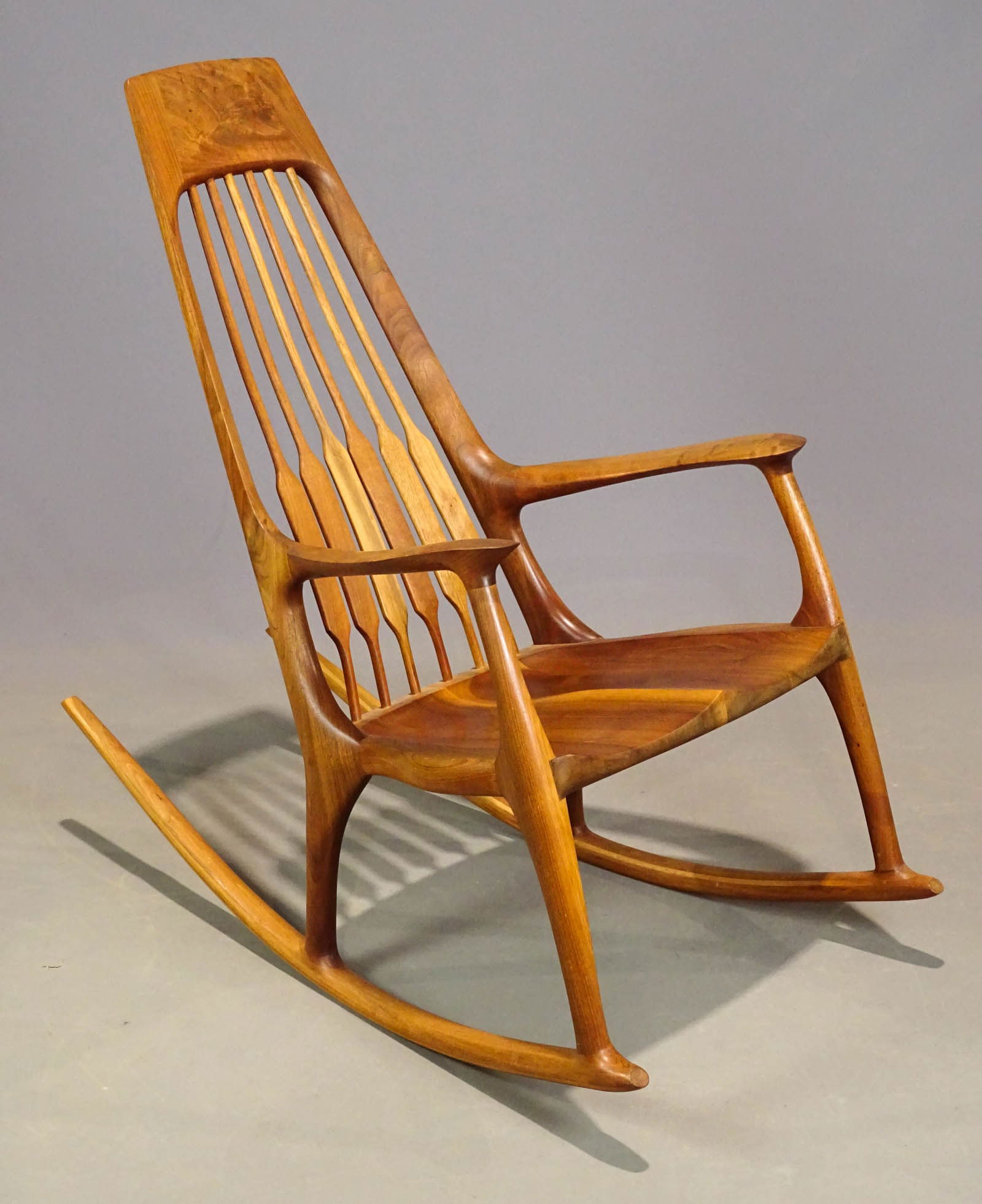 2 Smith Hawken Teak Rocking Chairs