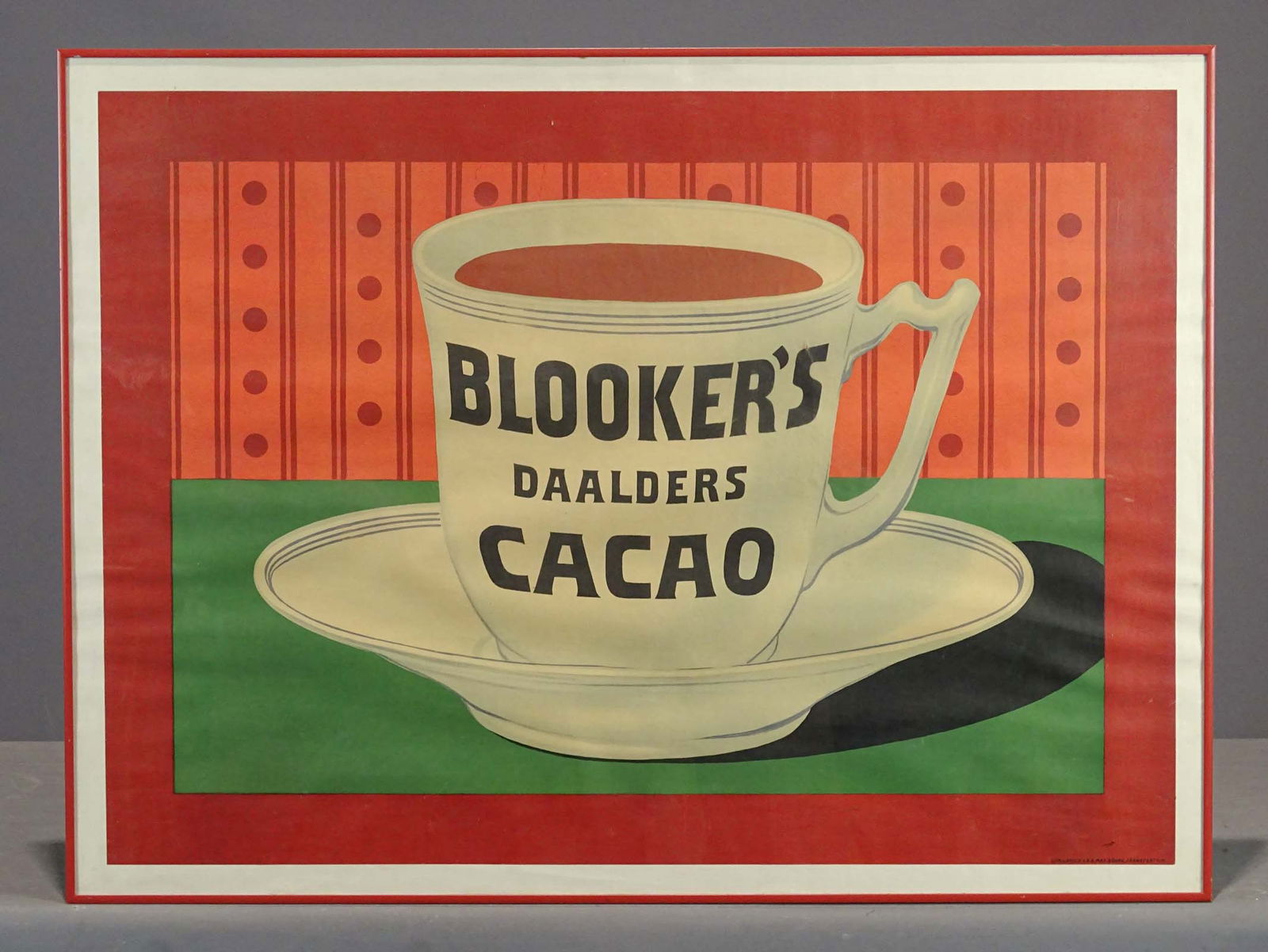 Poster "blooker's Daalders Cacao" Auction