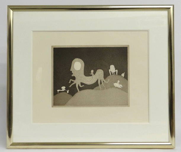 Jean Michel Folon Signed Print