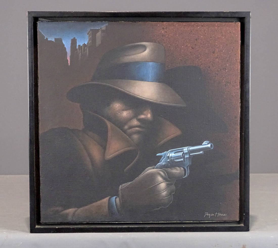 Painting: Portrait Of A Gangster Auction