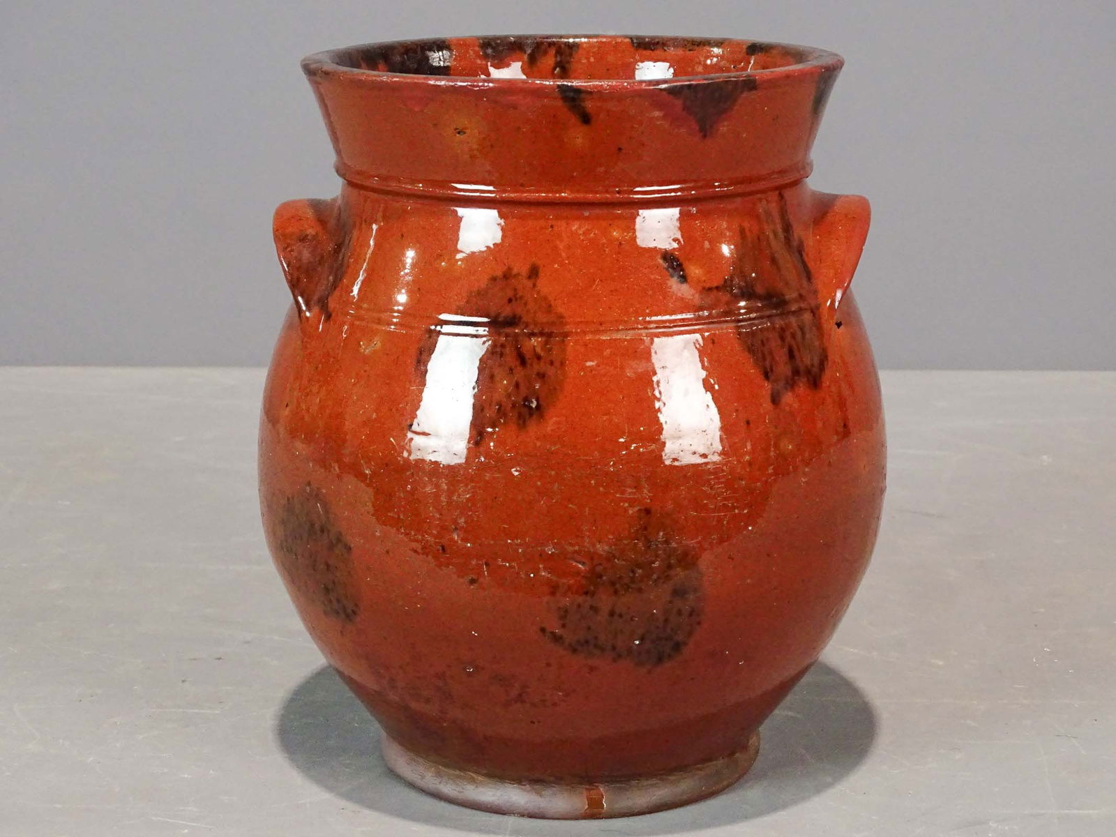 Redware Vase Auction
