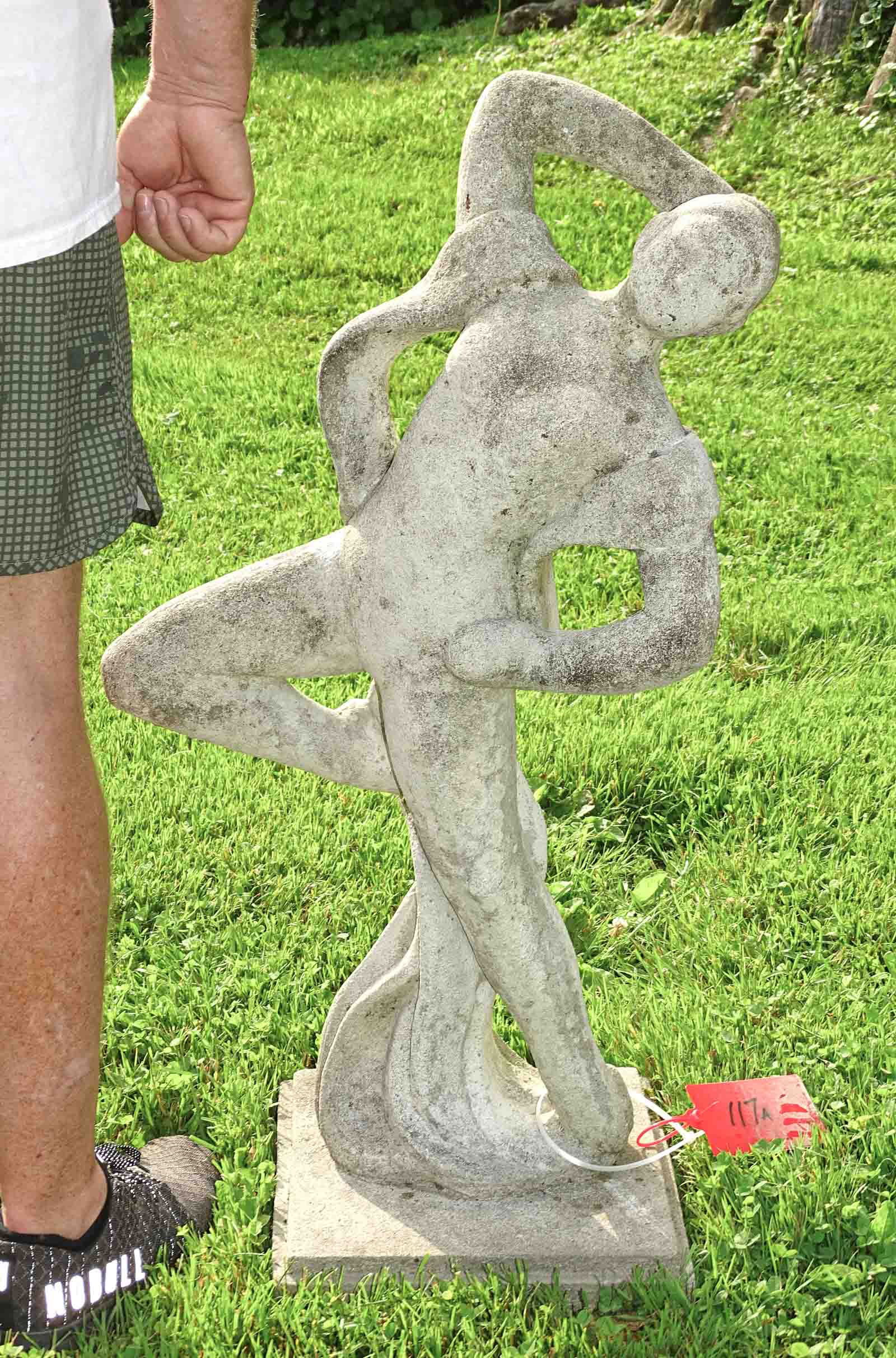 Poured Stone Dancing Figure Auction