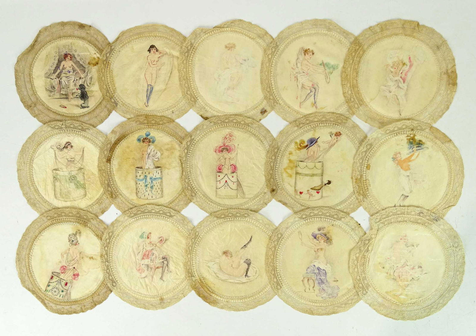 Risque Doilies Auction