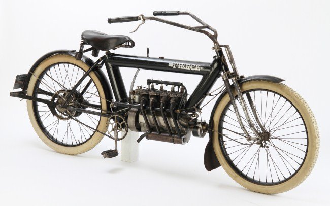 1911 Pierce Four-Cylinder Motorcycle