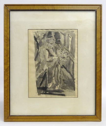 Jules Pascin Ink Drawing